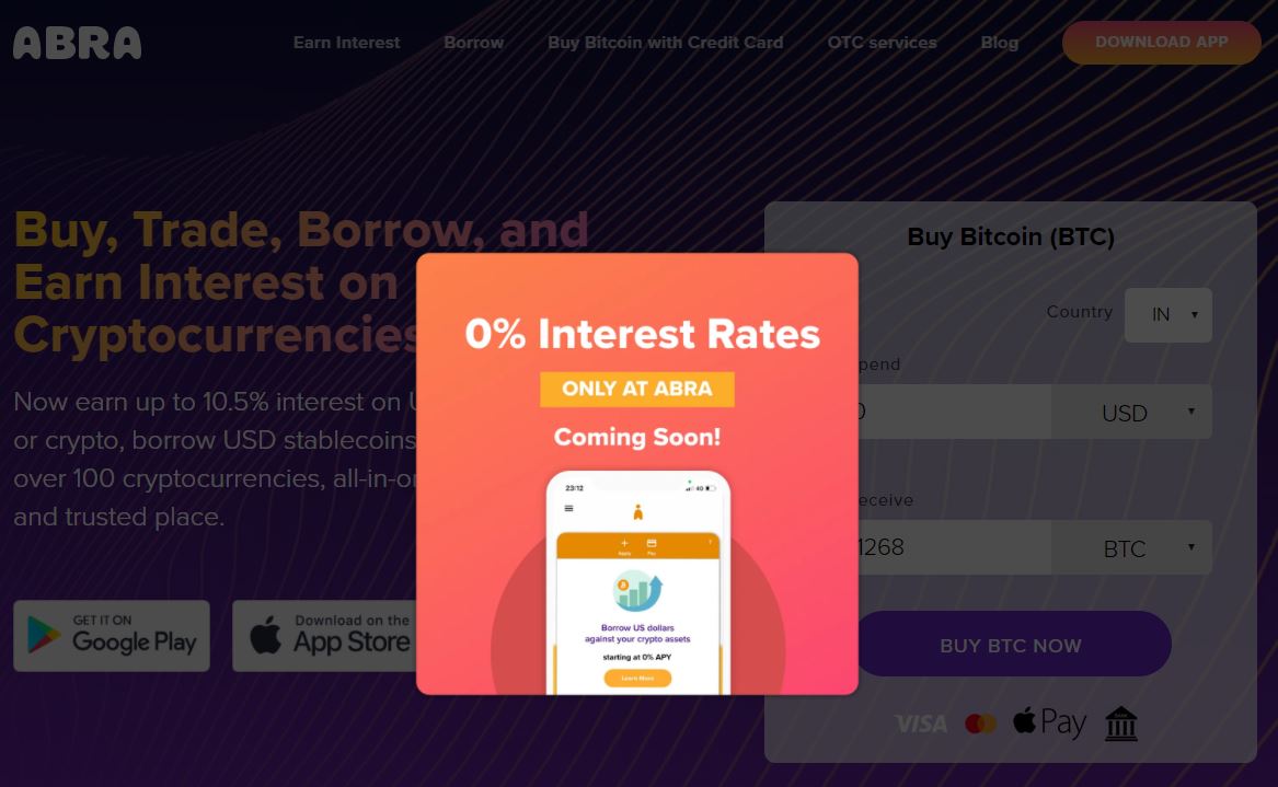 Crypto App Abra To Offer Loans Against Crypto @ 0% - DailyAlts