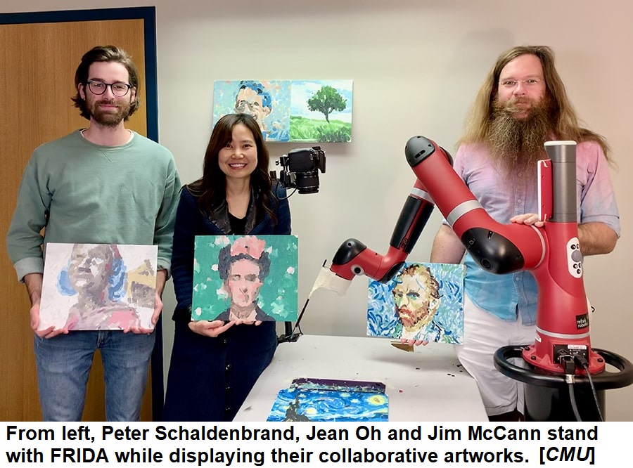 FRIDA, A Robotic Painter, Creates Art On Demand! - DailyAlts